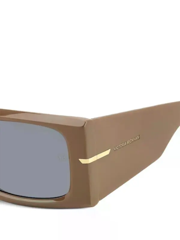 Victoria Beckham Rectangle Frame Sunglasses - Brown