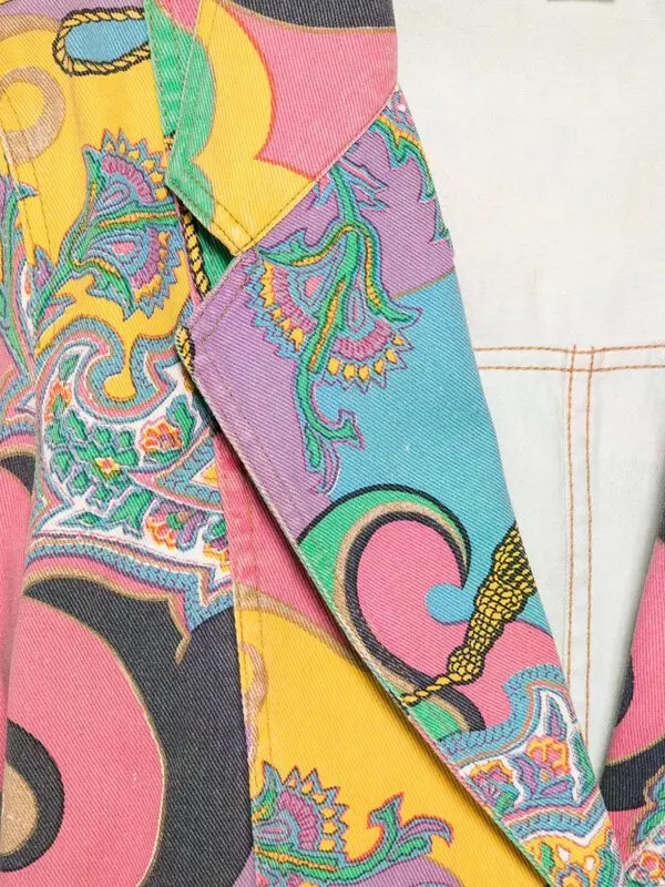Roberto Cavalli 2000s Paisley-print Cotton Jacket - Pink