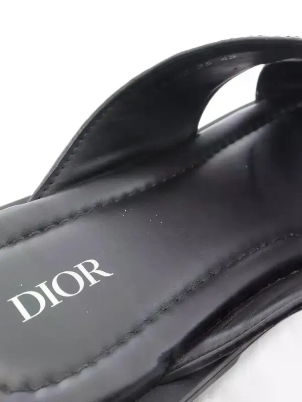Dior 2000s Oblique Leather Sandals