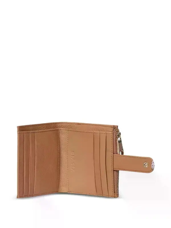 BIASIA Logo-plaque Pebbled Wallet