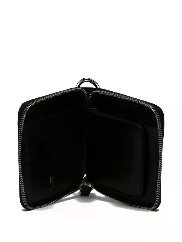 R13 Studded Zip-around Wallet
