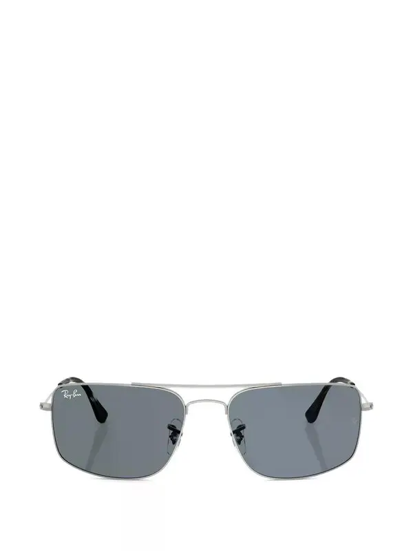 Ray-ban Explorer Iii Rectangle Sunglasses - Silver