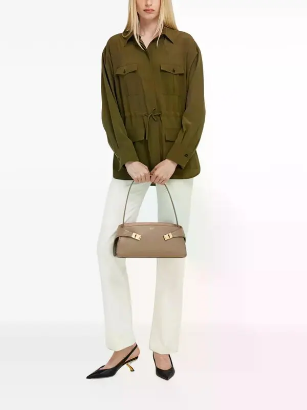 FERRAGAMO Hug East-west Shoulder Bag - Neutrals
