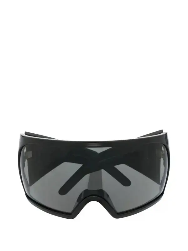 Rick Owens Kriester Shield-frame Sunglasses - Black