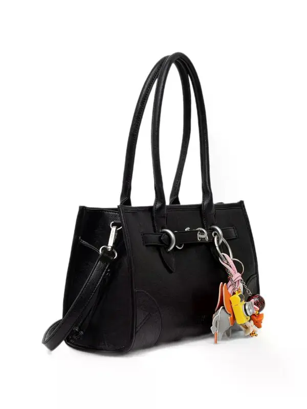 SILVIAN HEACH Crinkled-effect Charm Detail Tote Bag