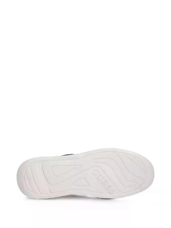 Guess Logo Plaque Panelled Sneakers
