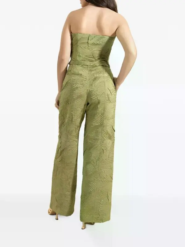 Ulla Johnson Carine Satin-finish Trousers - Green