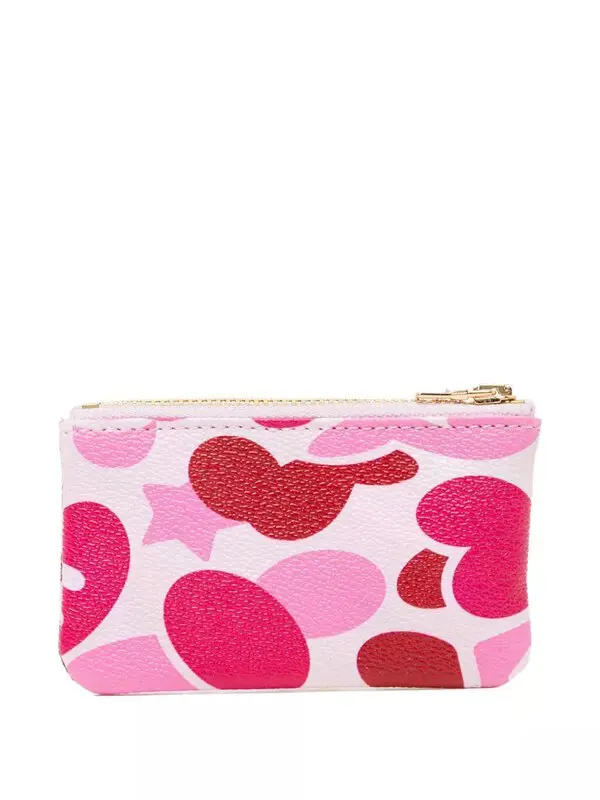 AAPE BY *A BATHING APE Heart-camo Cardholder