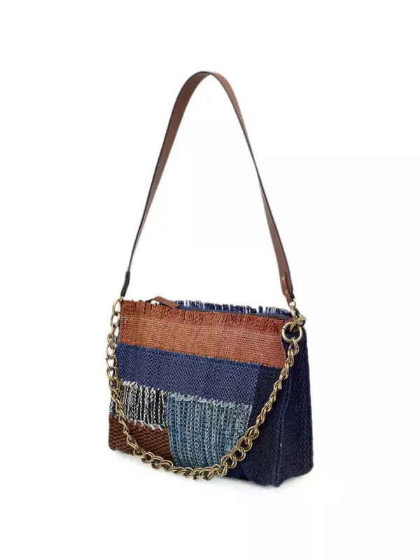 SESSUN Farawa Patchwork Fringed Shoulder Bag