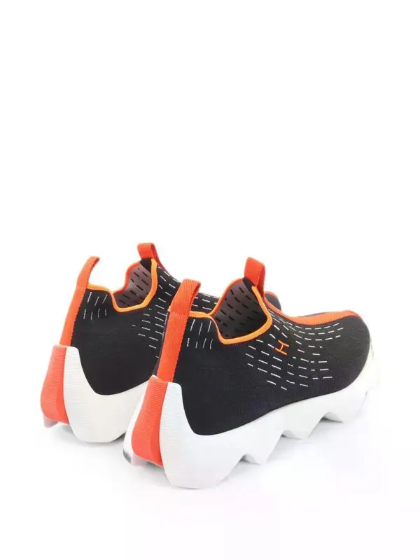 Hermès Knit Fabric Slip-on Sneakers