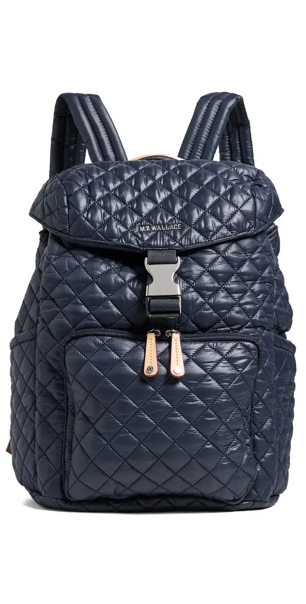 Mz Wallace Metro Quilted Diaper Backpack - Dawn