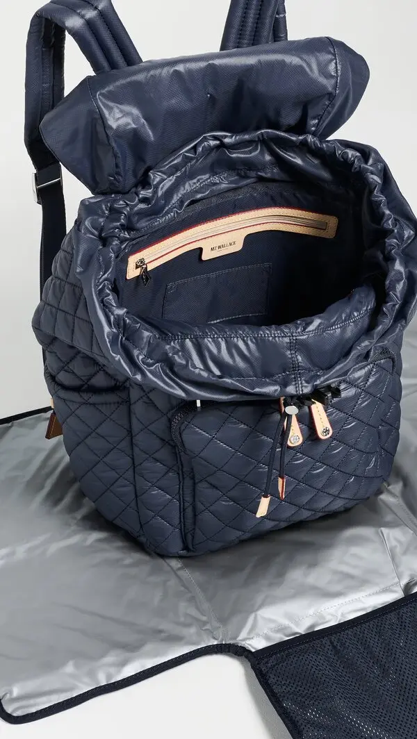 Mz Wallace Metro Quilted Diaper Backpack