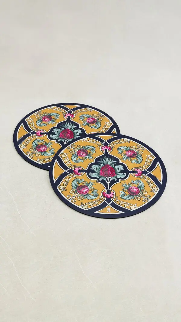 La DoubleJ Set Of 2 Disk Placemats