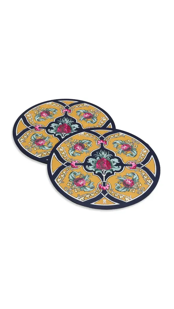 La DoubleJ Set Of 2 Disk Placemats