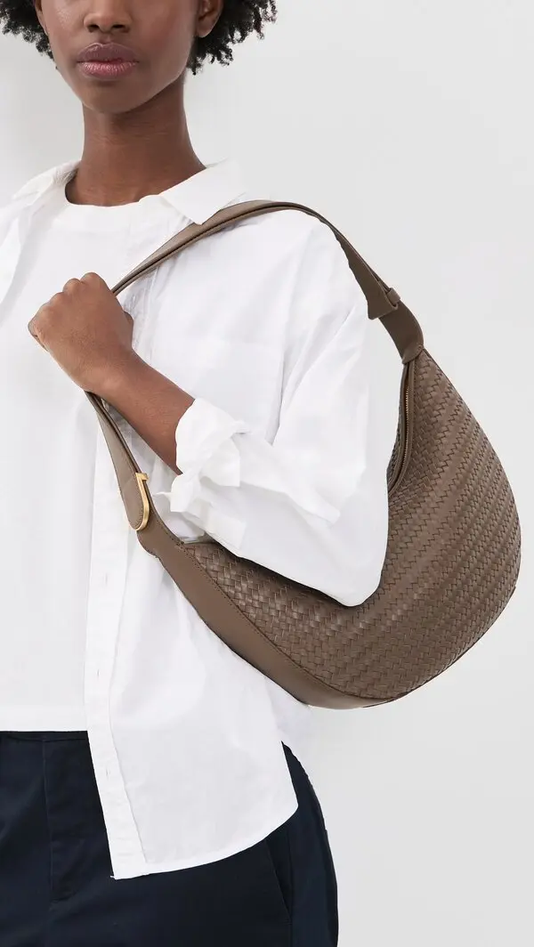 Vince Eris Small Hobo Shoulder Bag
