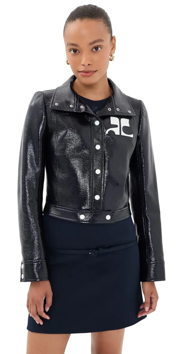 COURREGES Reedition Vinyl Jacket - Navy