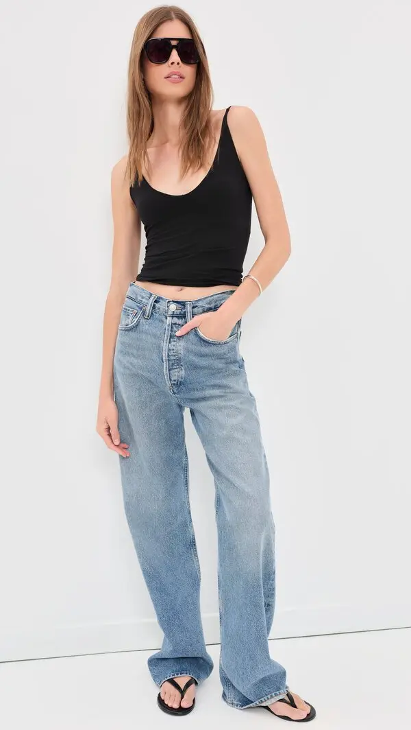 Free People Seamless V Neck Cami