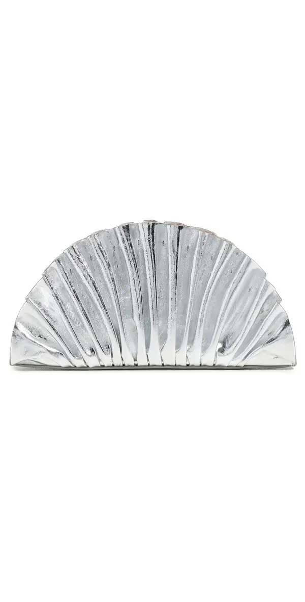 Cult Gaia Nala Mini Clutch - Silver