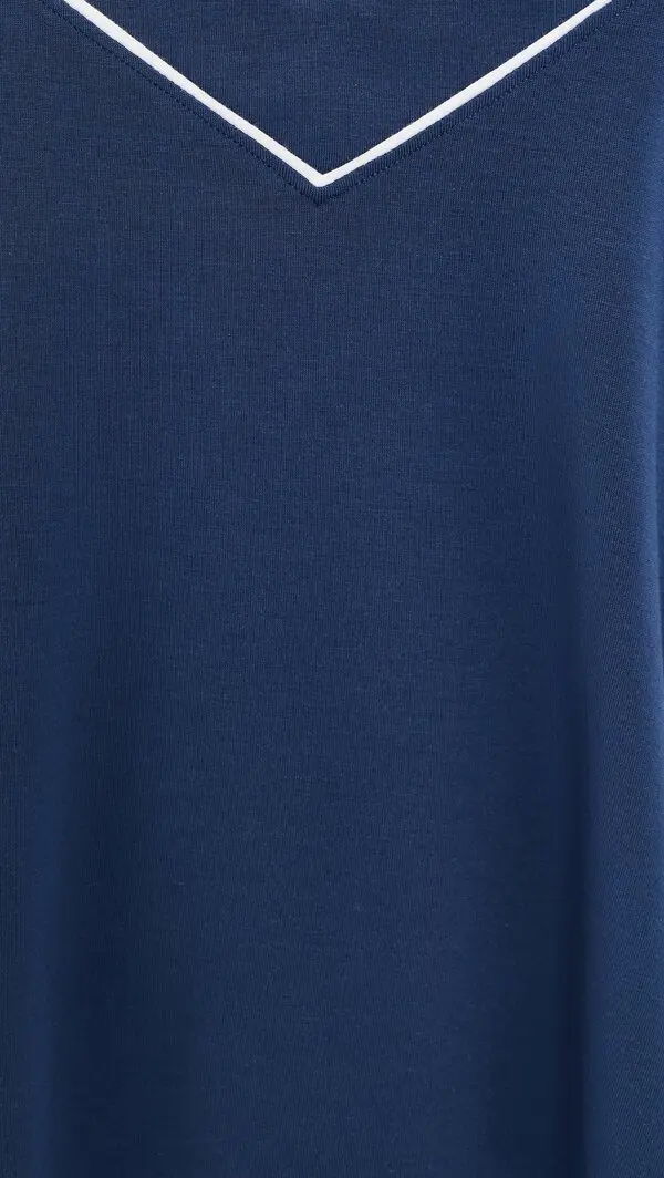 Eberjey Gisele Cami & Pants Pajama Set - Navy/ivory