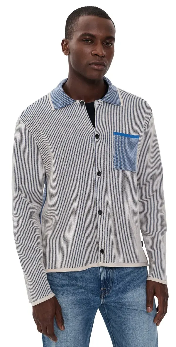 Paul Smith Knitted Shirt - Light Beige
