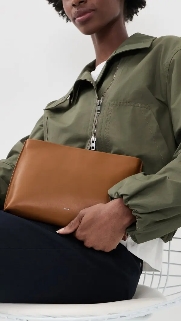 Vince Top Zip Pouch