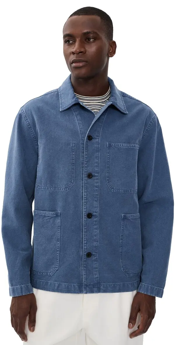Madewell Cotton Hemp Barn Jacket - French Blue