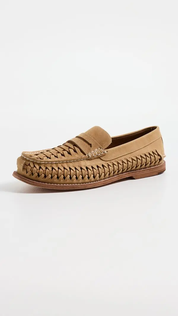 Sperry Gold Cup Woven Penny Loafers