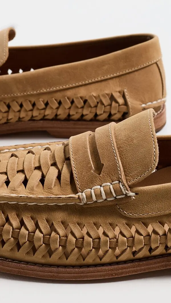 Sperry Gold Cup Woven Penny Loafers