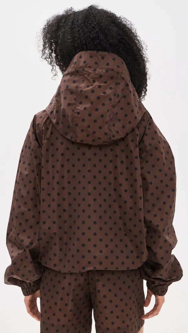 GANNI Printed Flyweight Nylon Jacket