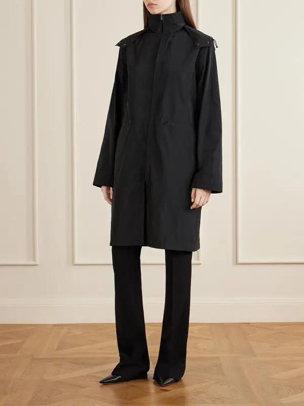 THE ROW Fabien Wool-blend Crepe Straight-leg Pants