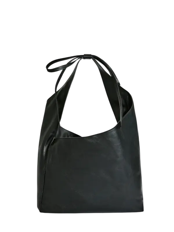 REFORMATION Medium Vittoria Tote Bag - Black