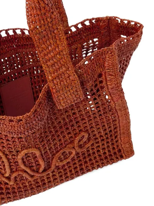Chloé Summer Banana Rafia Tote Bag