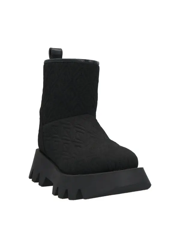 Elisabetta Franchi Quilted Ankle Boots With Lug Sole