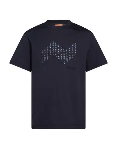 Missoni T-shirt Midnight Size Cotton - Blue