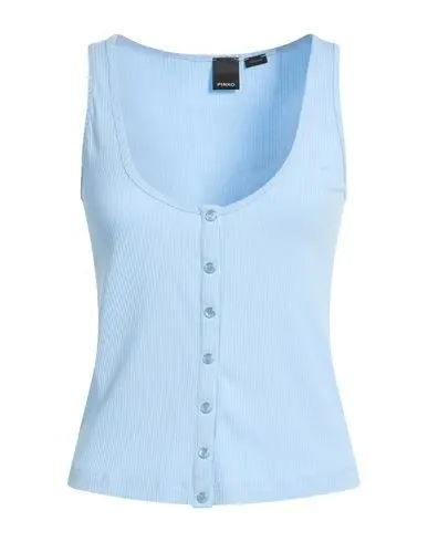 Pinko Top Light Size Cotton, Lyocell, Elastane - Blue