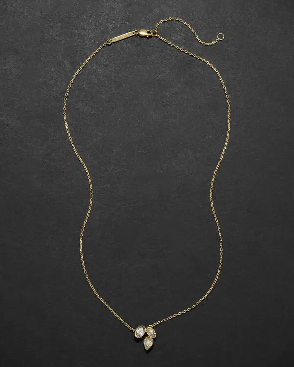 Alexis Bittar Crystal Cluster Pendant Necklace