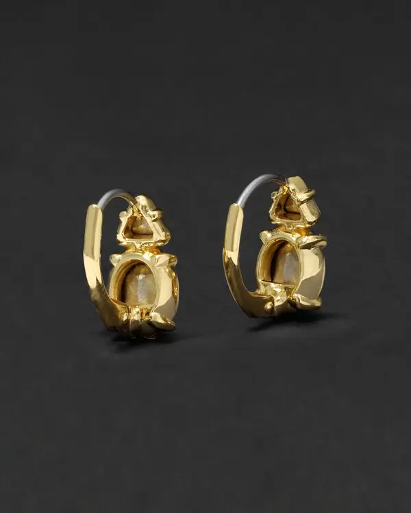 Alexis Bittar Clat Crystal Petite Leverback Earrings