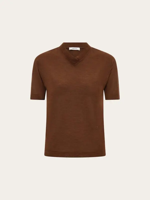 FERRAGAMO Silk T-shirt