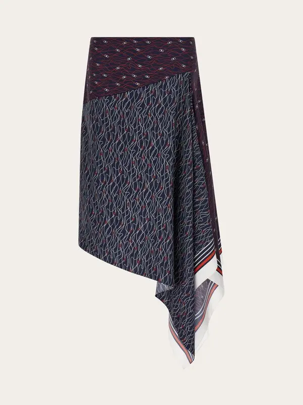 FERRAGAMO Handkerchief Skirt - Blue