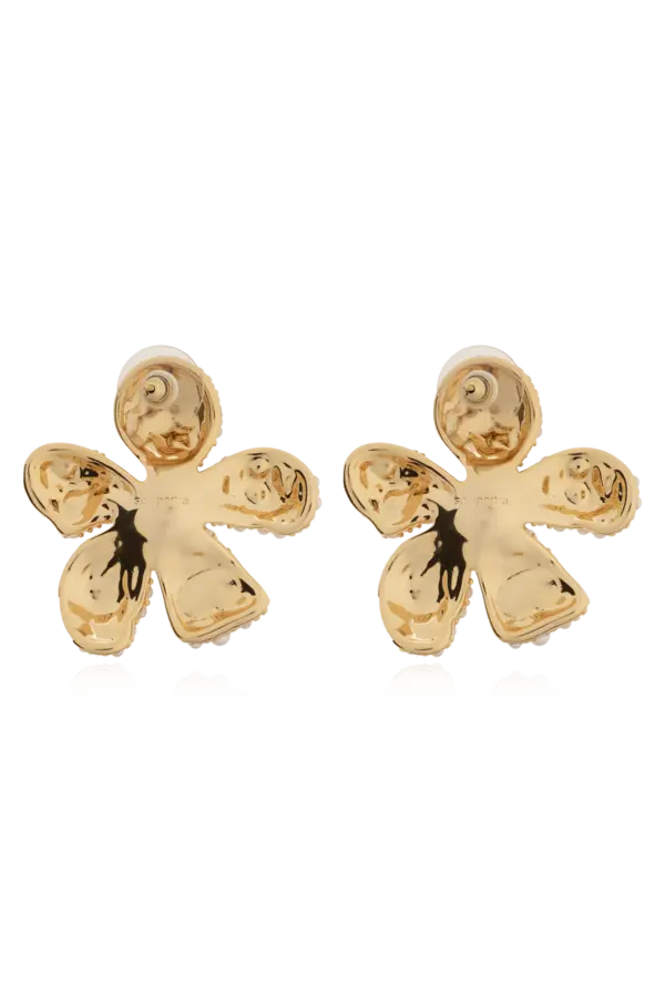 SELF-PORTRAIT Earrings With A Floral Motif