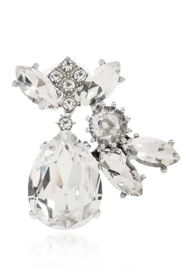 SELF-PORTRAIT Earrings With Sparkling Crystals