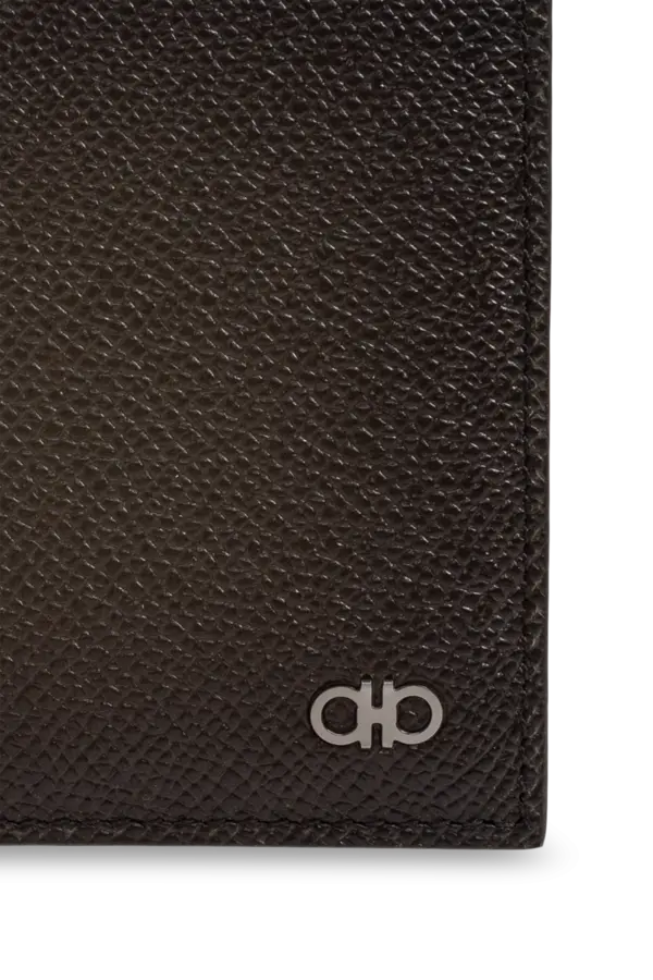 FERRAGAMO Leather Wallet With Logo