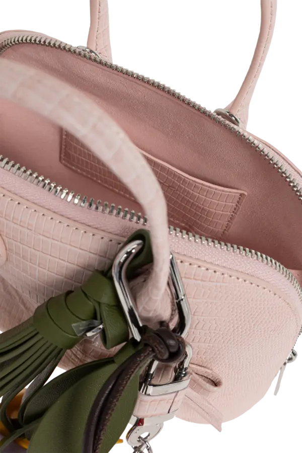 SELF-PORTRAIT Leather Bag With Keychain