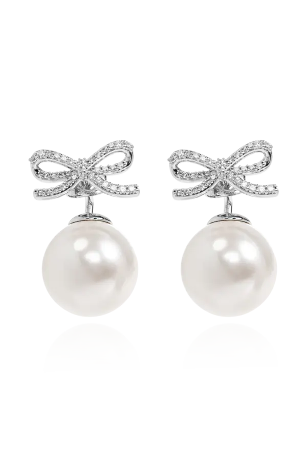 SELF-PORTRAIT Earrings With Glass Pearls