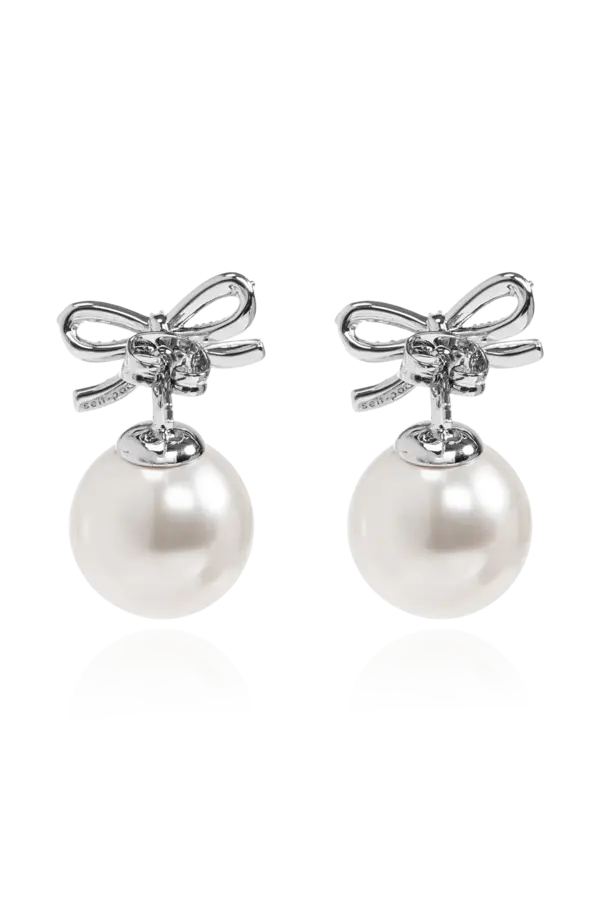 SELF-PORTRAIT Earrings With Glass Pearls