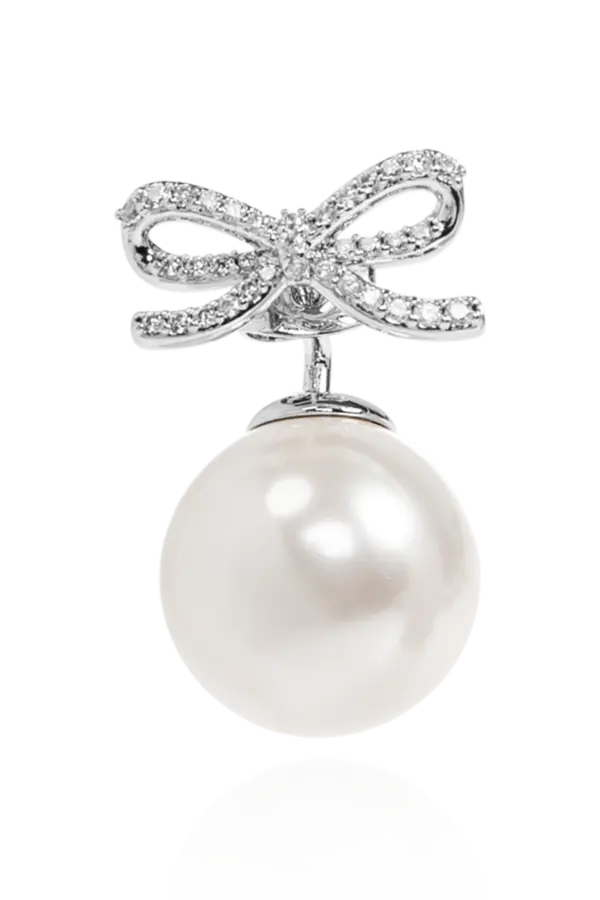 SELF-PORTRAIT Earrings With Glass Pearls