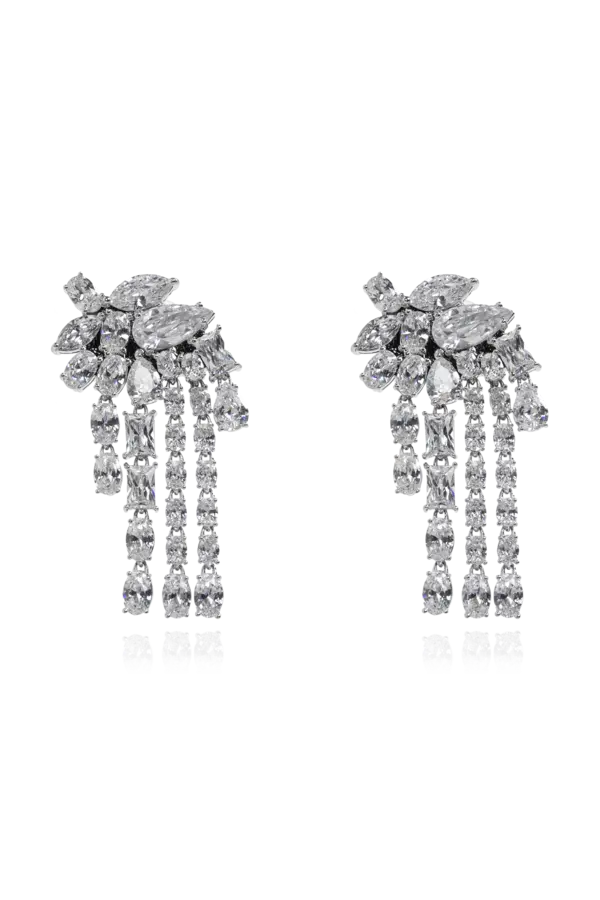 SELF-PORTRAIT Earrings With Shimmering Crystals