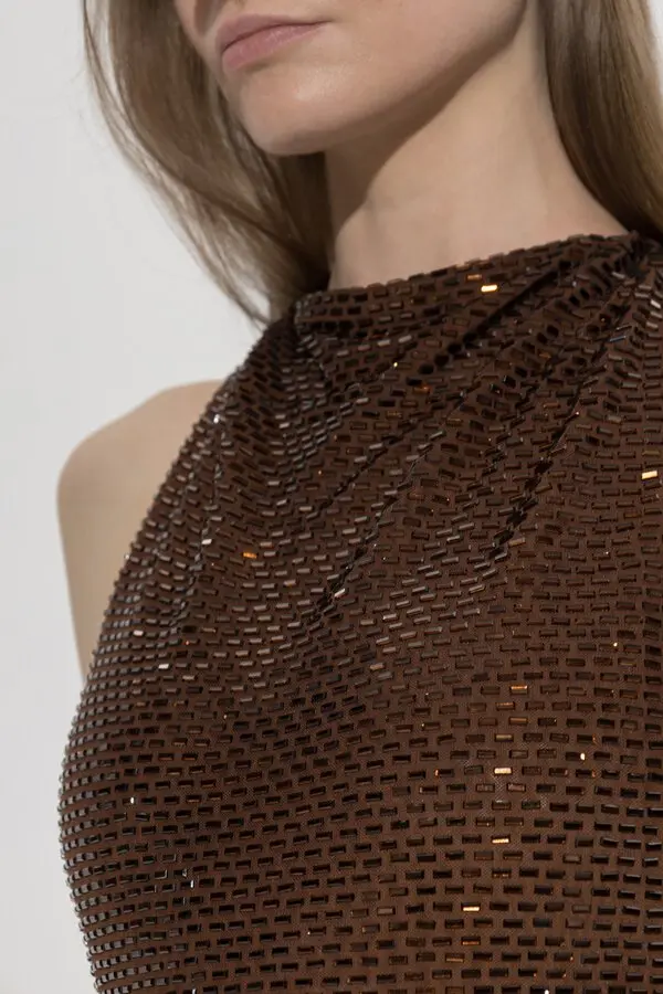 SELF-PORTRAIT Dress With Shimmering Sequins