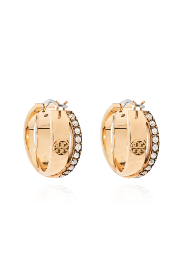 Tory Burch Earrings With Sparkling Crystals