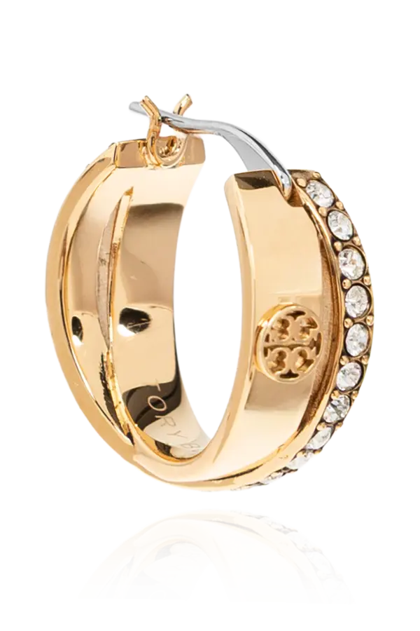 Tory Burch Earrings With Sparkling Crystals
